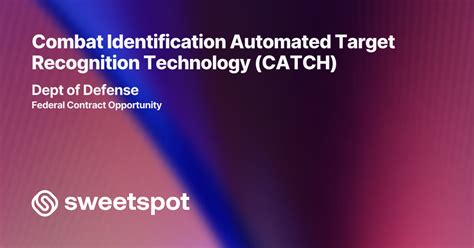 Combat Identification Automated Target Recognition Technology Catch