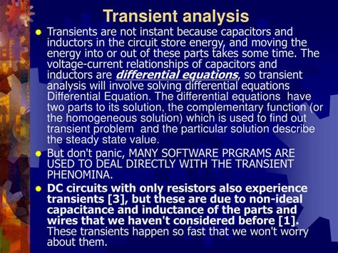 Ppt Electric Transients Analysis And Impact On Systems Powerpoint
