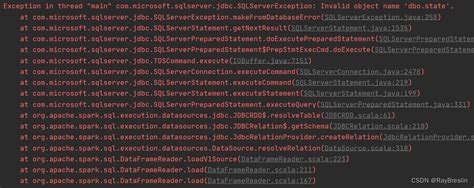 Spark Sql Sql Server Microsoft Sqlserver Jdbc Sqlserverexception
