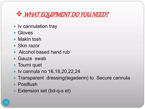 INTRAVENOUS CANNULATION PROCEDURE Pptx
