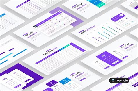 Data Table Template Keynote Template Table Template Templates