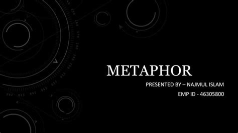 Metaphor Ppt Pptx