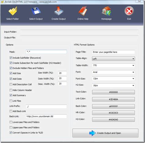 How To Convert A Directory Into HTML Index File Or Create A Sitemap