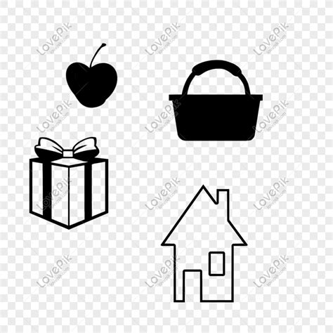 사랑 바구니 선물 상자 집 Png 일러스트 무료 다운로드 Lovepik