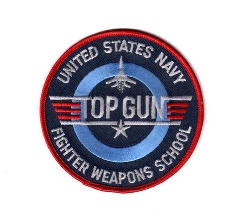 Navy Top Gun Fighter Weapons School Patch Bunkermilitary