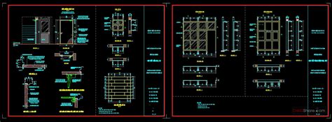 Free Cad Blocks Detail Doors Windows Dwg Download
