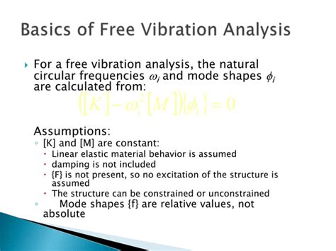 Modal Harmonic Response Analysis PPT
