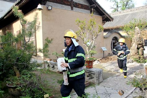 天水民俗博物馆开展“五一”节前消防演练活动图 天水在线