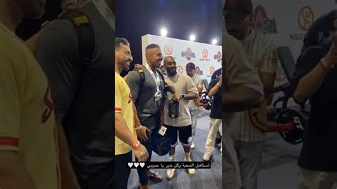 كولمن وتشجيع رهيب الى ابوربيعة فى بطولة كمال الاجسام فى دبي وحصول على