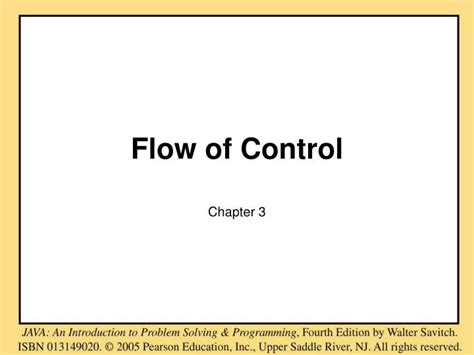 PPT Flow Of Control PowerPoint Presentation Free Download ID 821279