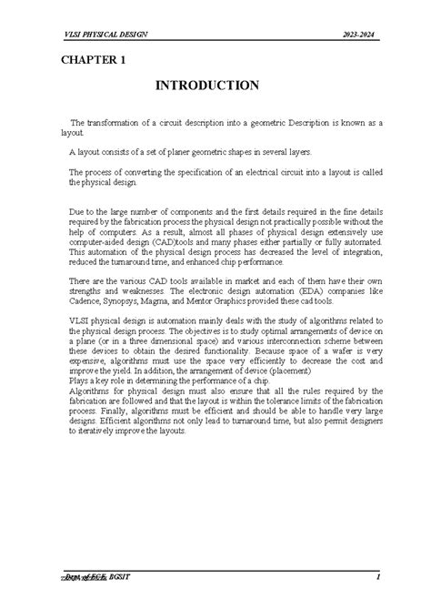 Int Writting Notes Dept Of Ece Bgsit 1 Chapter 1 Introduction The Transformation Of A