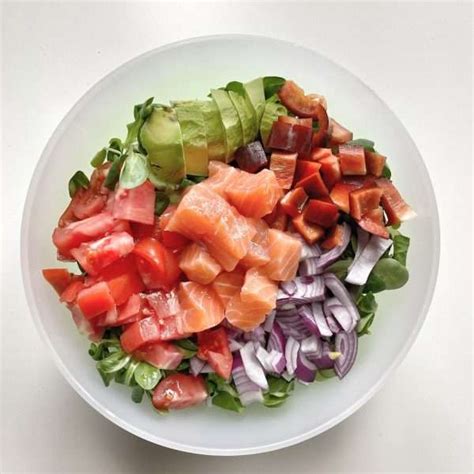 Ensalada De Canónigos Con Salmón Y Aguacate Mi Cocina Real