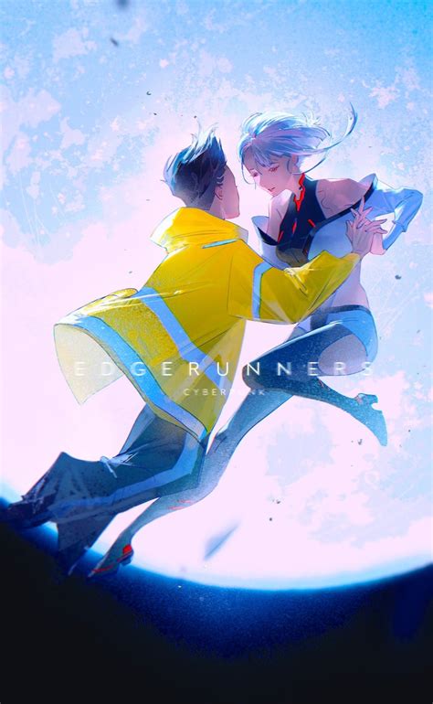 Lucy And David Martinez Cyberpunk And More Drawn By Zeco Zecoshiro Danbooru