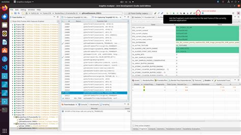 Fragment Count Statics Icon In Graphics Anaylzer Is Not Enabled How
