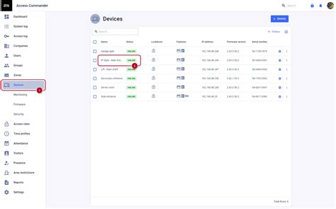 Display How To Set Up Display Of An Device In 2n® Access Commander