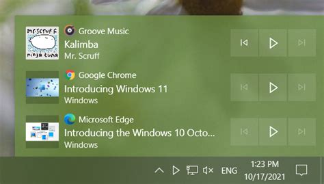 Github Krlvmmediaflyout Windows 10 Media Control Taskbar Flyout