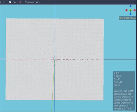 is grid map better than use huge size mesh r godot