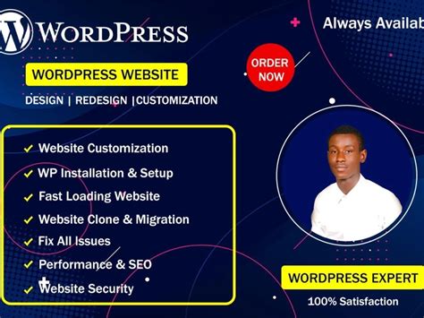 Design Redesign Revamp Clone Customize Wordpress Website Wordpress