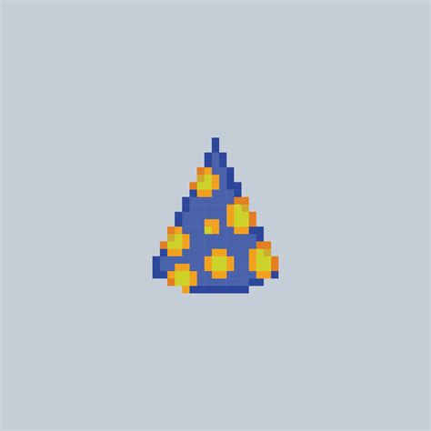 Party Hat In Pixel Art Style 22876191 Vector Art At Vecteezy