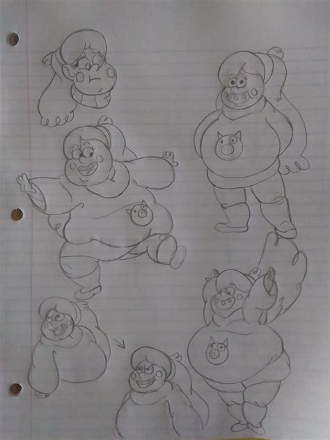 A Fat Mabel Draws By Furryeaglebarbarian On Deviantart