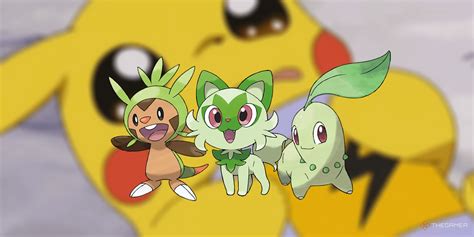 Grass Type Pokemon Starters