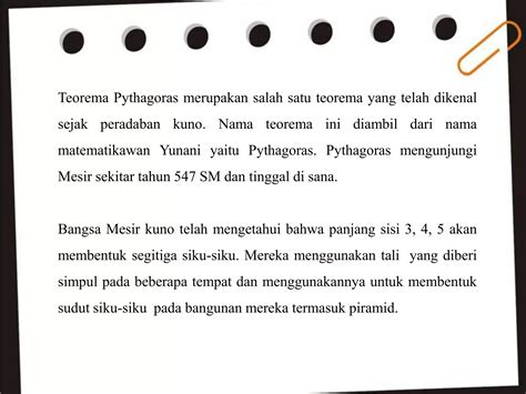 Pembuktian Teorema Pythagoras Oleh Presiden James A Garfield Pptx