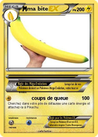 Pokémon Ma Bite 87 87 Coups De Queue Ma Carte Pokémon