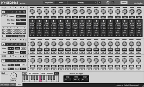 HY SEQ16x3 Analog Step Sequencer Plugin Updated To V1 1