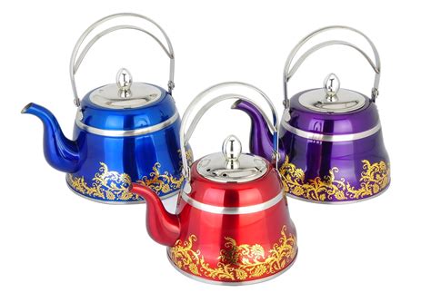 Stainless Steel Artistic Tea Coffee Kettle Capsulated Bottom Removal