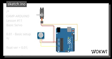 Basic Servo001 Wokwi Esp32 Stm32 Arduino Simulator