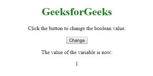 Convert Boolean Result Into Number Integer In JavaScript GeeksforGeeks