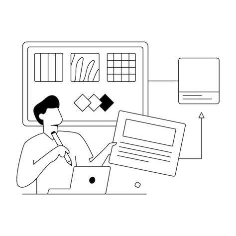 Premium Vector An Editable Illustration Of Online Analytics