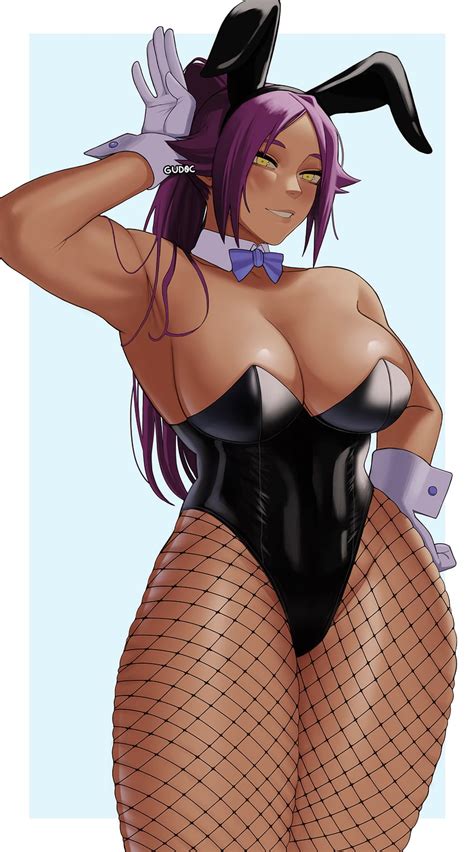 Shihouin Yoruichi Bleach Drawn By Gud C Danbooru