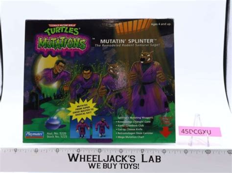 Mutatin Splinter 100 Complete Tmnt Mutations 1992 Playmates Action