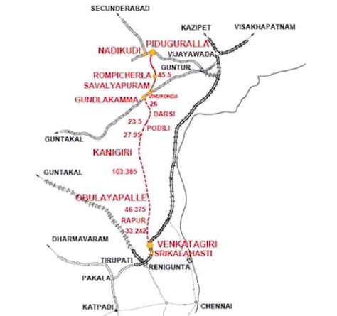 Watch New Lifeline For Andhra Pradesh Nadikude Srikalahasti Railway Line Check Route Map