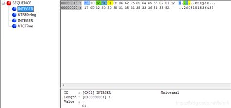 Java对asn1格式数据编解码示例asn1sequence Csdn博客