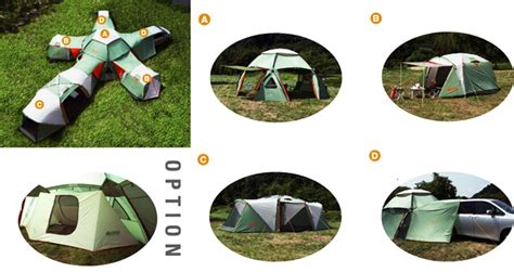 Endless Combination Of Decagon Modular Tents Keep Luxury At Hand While Camping