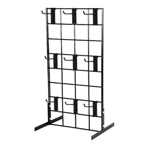 Counter Top Gridwall Display Unit 24 X 12 Tabletop Grid With [9] 4 D Grid Hooks
