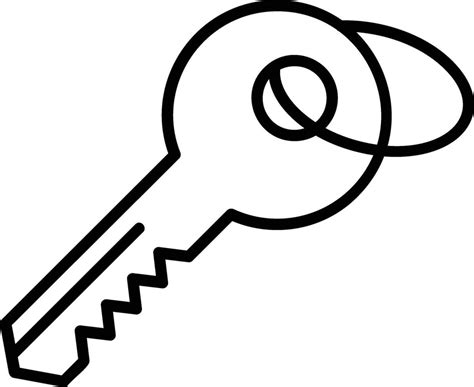 Key Line Icon 27573901 Vector Art At Vecteezy