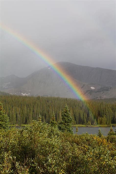 High Altitude Rainbow Portrait Photograph By Tony Hake Fine Art America