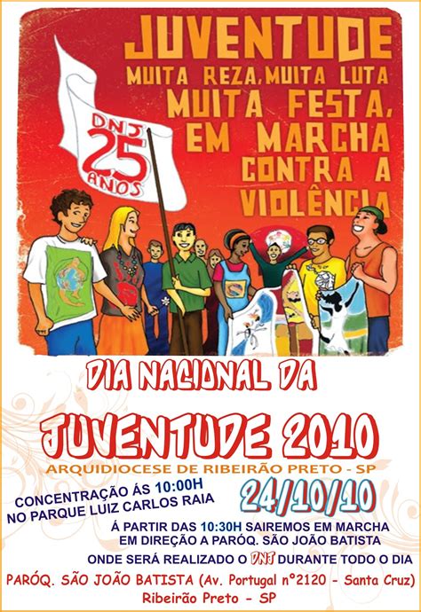 Grupo de Jovens KAIRÓS JOVENS Mensagem do Setor Juventude pelo Dia Nacional da Juventude