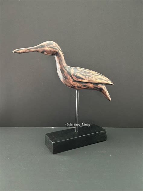 Teak Wood Bird Sculpture Hobbies And Toys Collectibles And Memorabilia