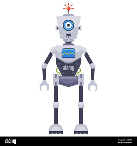 bipedal robot stock vector images alamy