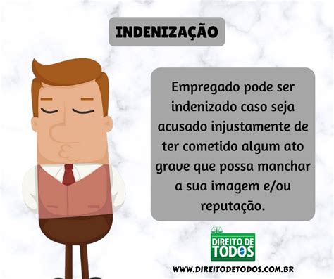 Empregado Acusado Injustamente Pode Ser Indenizado Direito De Todos