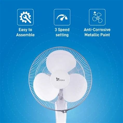 Syska Pedestal Fan 400 Mm 16 Inch At Rs 1500piece In Prayagraj Id