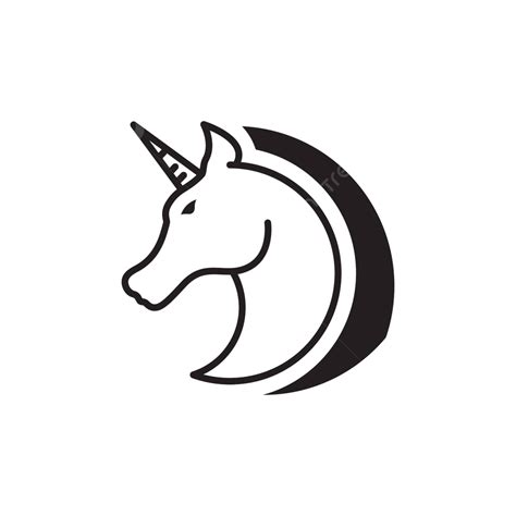 Unicorn Logo Icon Vector Illustration Star Rainbow Medieval Vector Star Rainbow Medieval Png