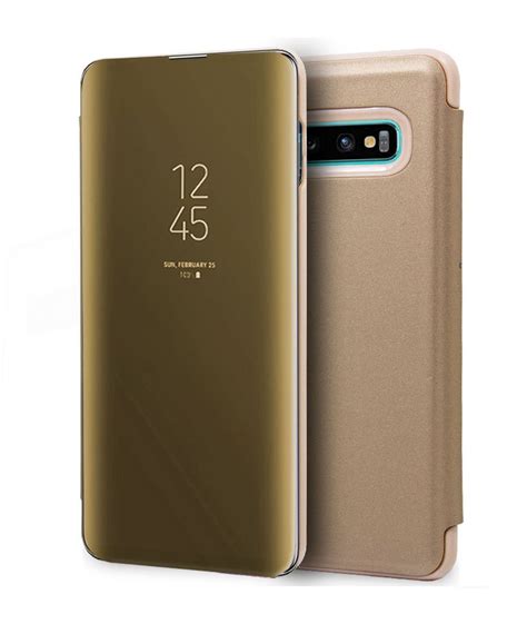 Funda Samsung Galaxy S10 Plus View Dorada Tecode Tecnogallery Shop
