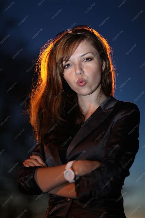 Premium Photo Sexy Girl Shows Tongue