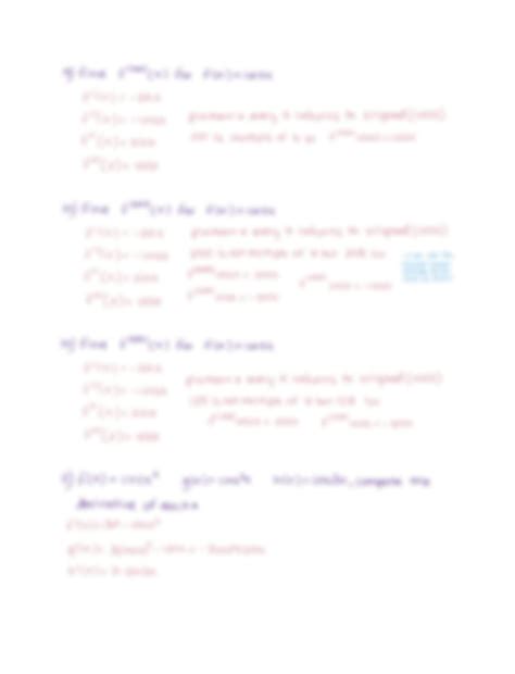 SOLUTION Derivative Of Trigonometric Functions Studypool