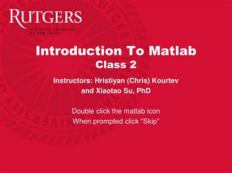 Ppt Introduction To Matlab Class 2 Powerpoint Presentation Free Download Id4624391